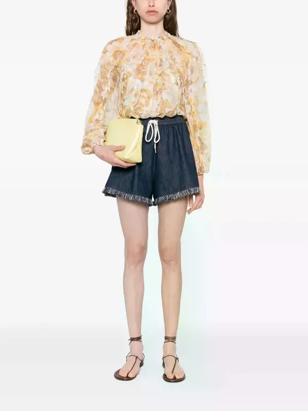 Zimmermann Frill-detail Billow Blouse