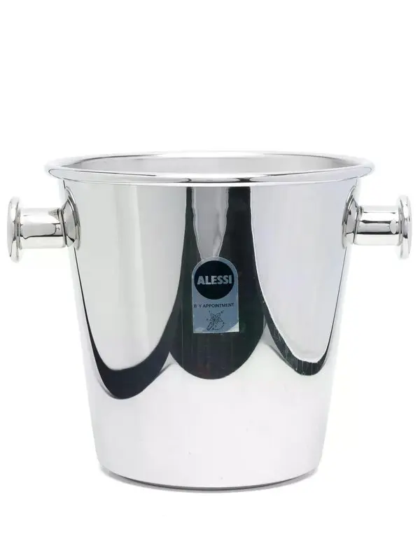 ALESSI Wine Cooler Ice Bucket - Silver