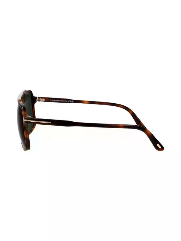 TOM FORD Oversized Tortoiseshell Sunglasses