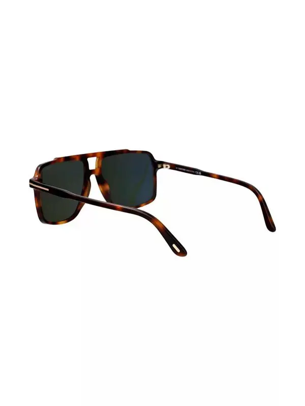 TOM FORD Oversized Tortoiseshell Sunglasses