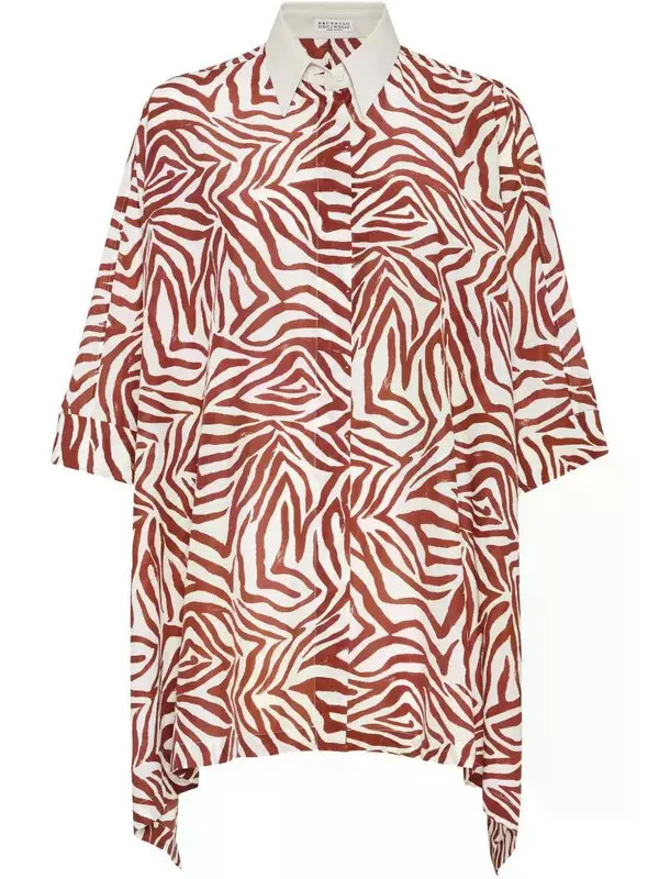 Brunello Cucinelli Cotton-silk Shirt