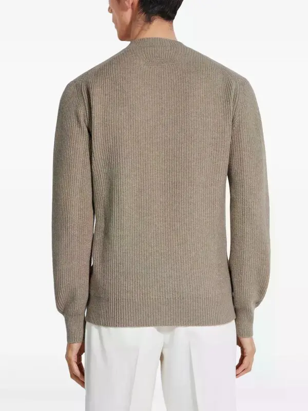 Zegna Crew-neck Cashmere Sweater