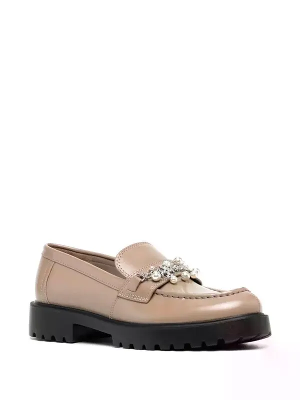 Tory Burch Embellished Classic Loafers