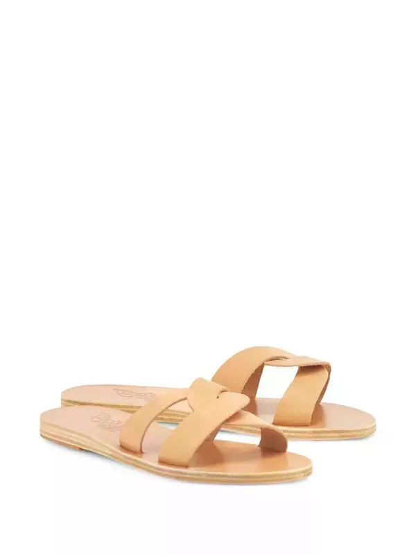 ANCIENT GREEK SANDALS Desmos Leather Sandals - Neutrals