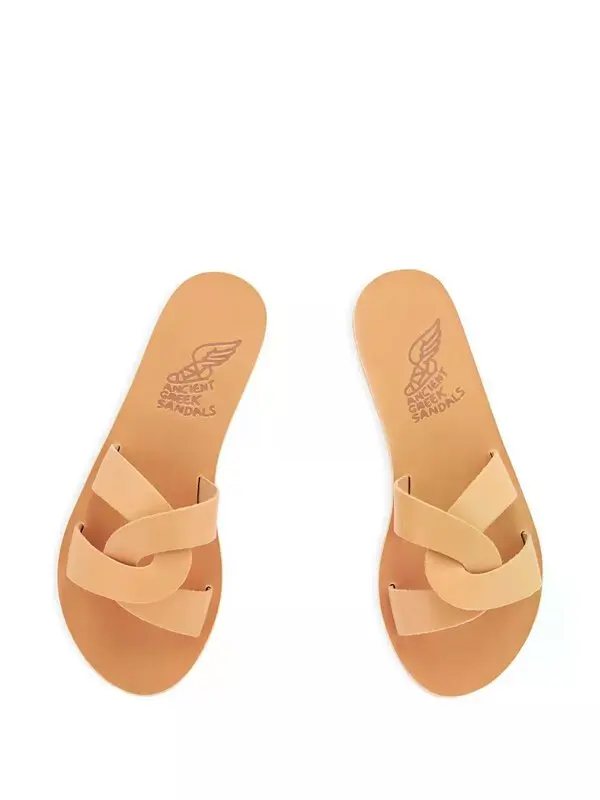 ANCIENT GREEK SANDALS Desmos Leather Sandals - Neutrals