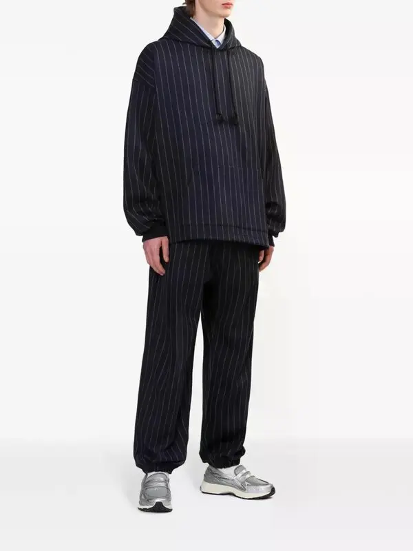 Junya Watanabe Stripe Pattern Hoodie