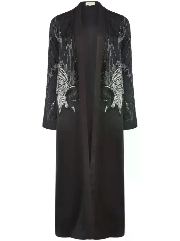 TEMPERLEY LONDON Inez Embellished Coat - Black