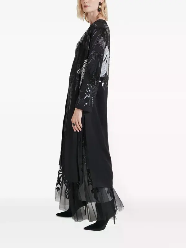 TEMPERLEY LONDON Inez Embellished Coat - Black