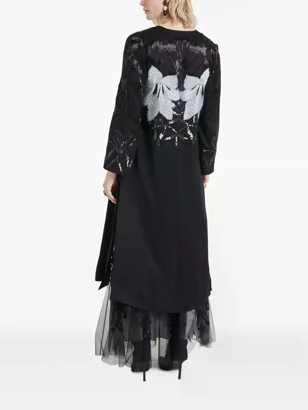 TEMPERLEY LONDON Inez Embellished Coat - Black