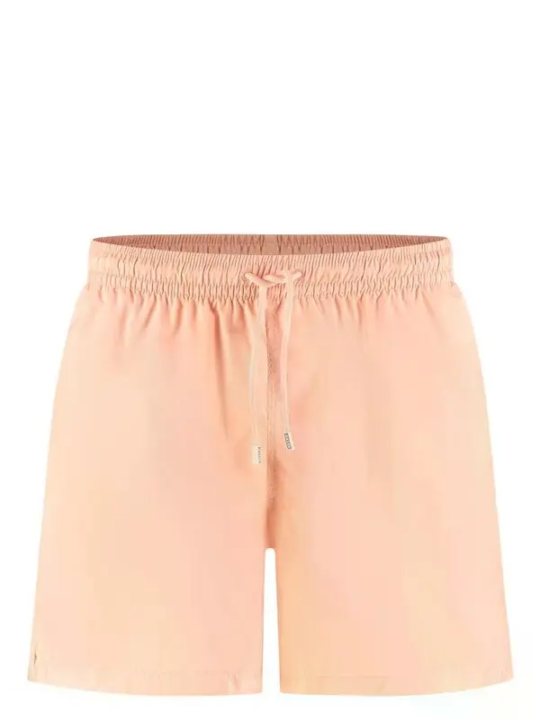 Fedeli Logo-patch Swim Shorts - Orange