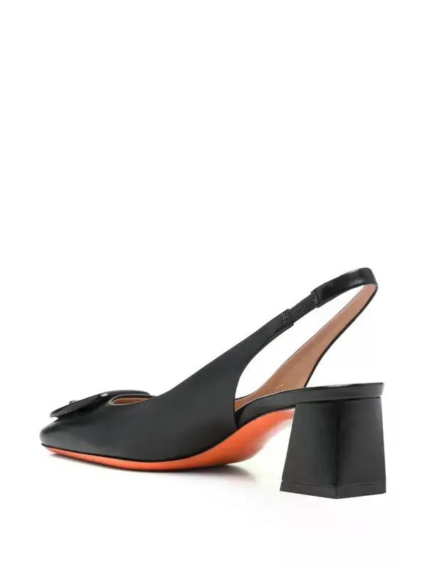 Santoni 55mm Leather Pumps