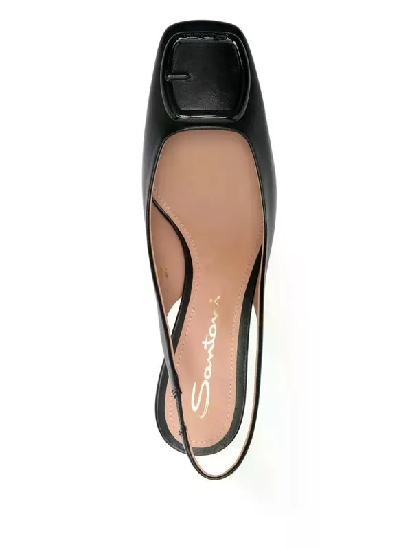 Santoni 55mm Leather Pumps