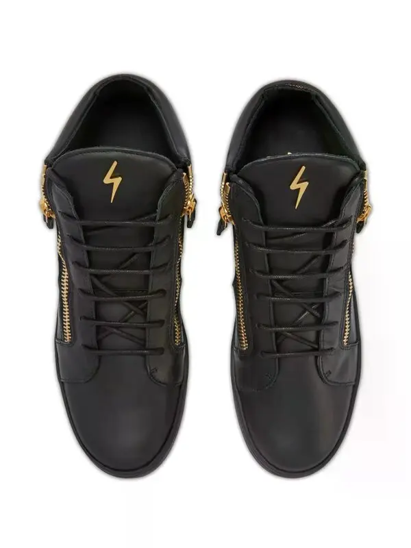 GIUSEPPE ZANOTTI Kriss Leather Sneakers - Black