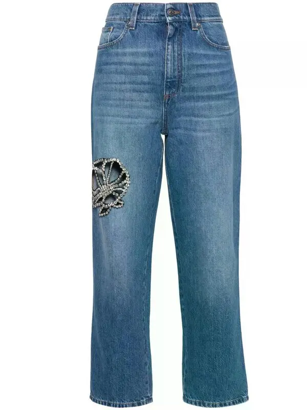 Stella McCartney Crystal-embellished Jeans