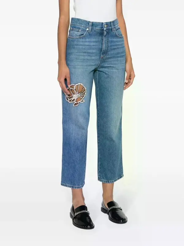 Stella McCartney Crystal-embellished Jeans