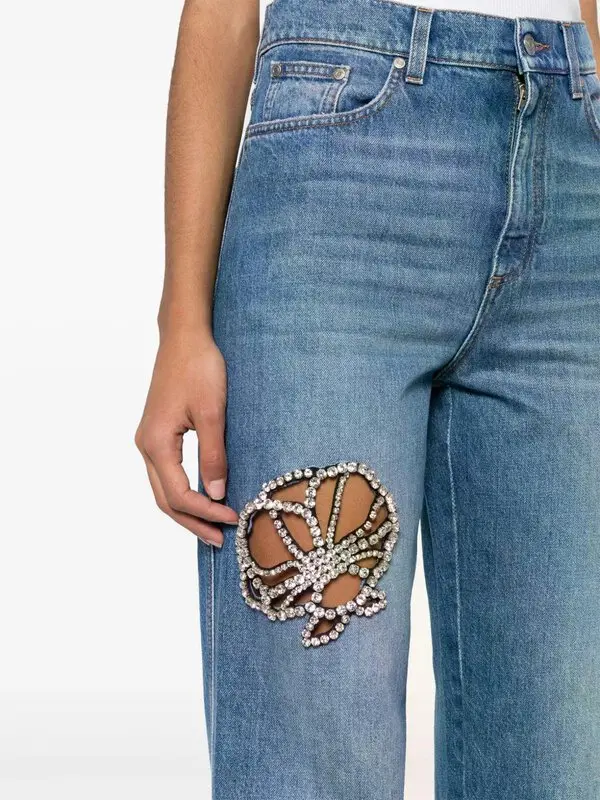 Stella McCartney Crystal-embellished Jeans