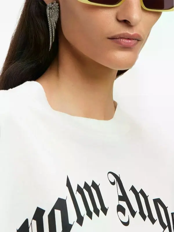 Palm Angels Crystal Wing Earrings