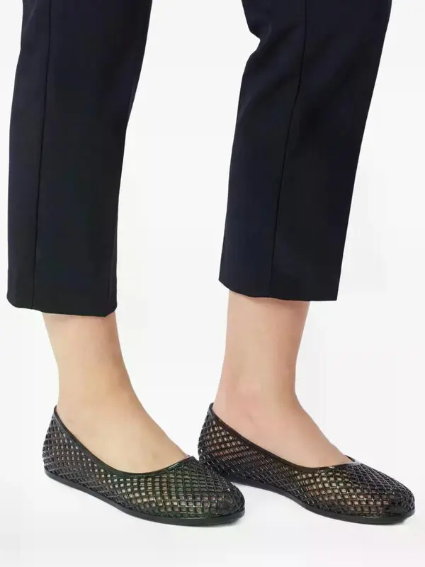 ANCIENT GREEK SANDALS Iro Ballet Flats - Black
