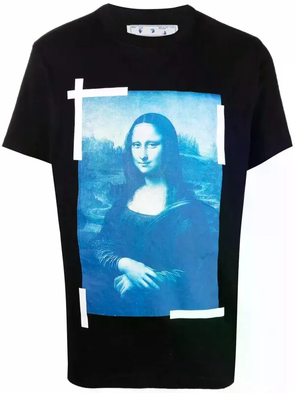 Off-White Monalisa Slim-cut T-shirt - Black
