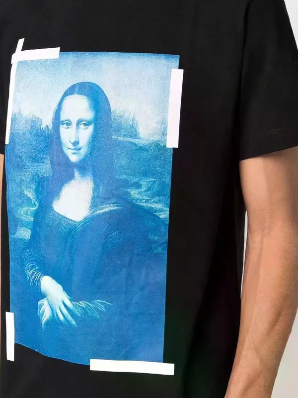 Off-White Monalisa Slim-cut T-shirt - Black