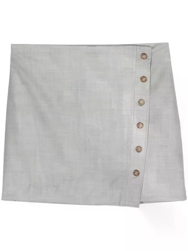 Loulou De Saison Mahaz Virgin Wool Mini Skirt