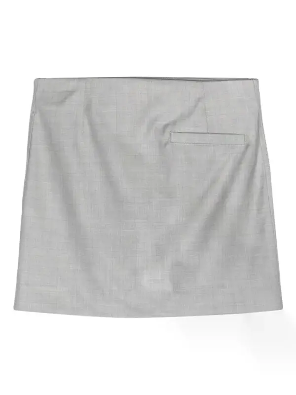 Loulou De Saison Mahaz Virgin Wool Mini Skirt
