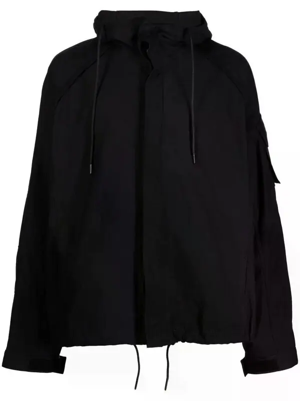 JUUN.J Drawstring Hood Shirt Jacket