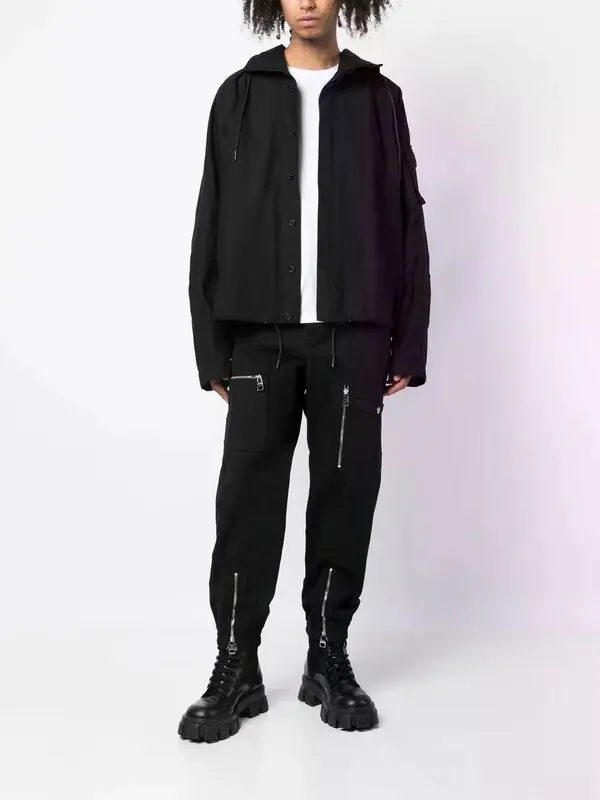 JUUN.J Drawstring Hood Shirt Jacket