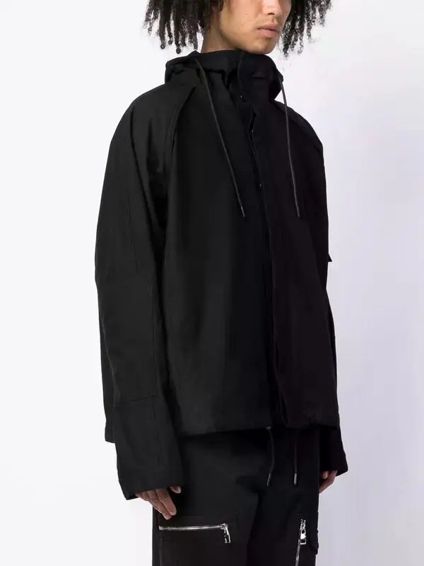 JUUN.J Drawstring Hood Shirt Jacket