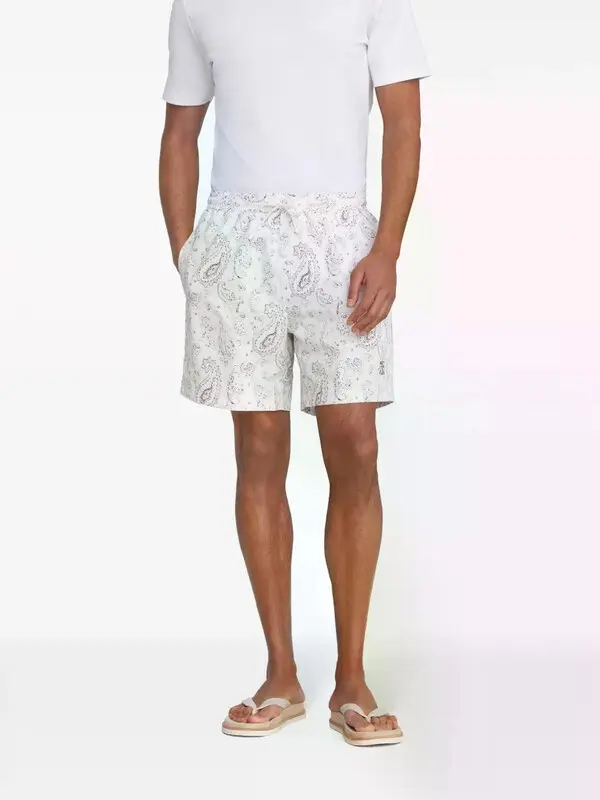 Brunello Cucinelli Paisley-print Swim Shorts