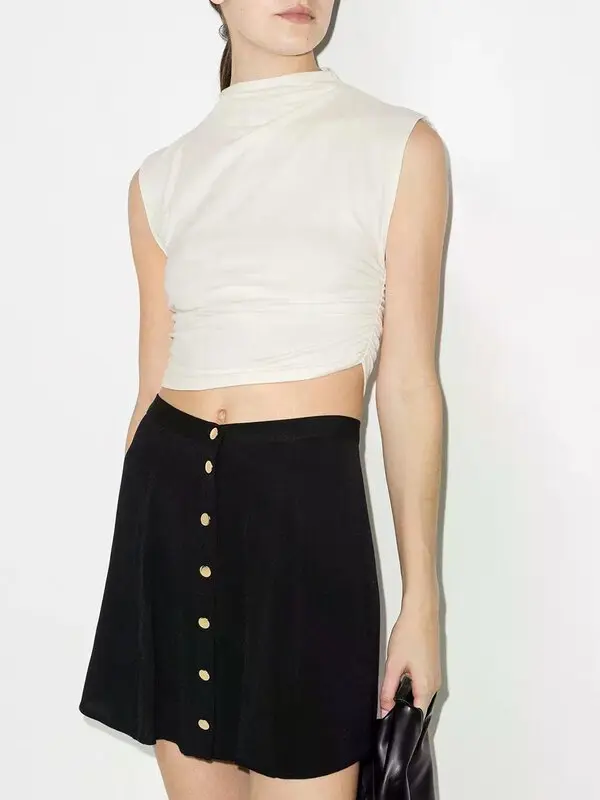 REFORMATION Lindy Organic Cotton Crop Top