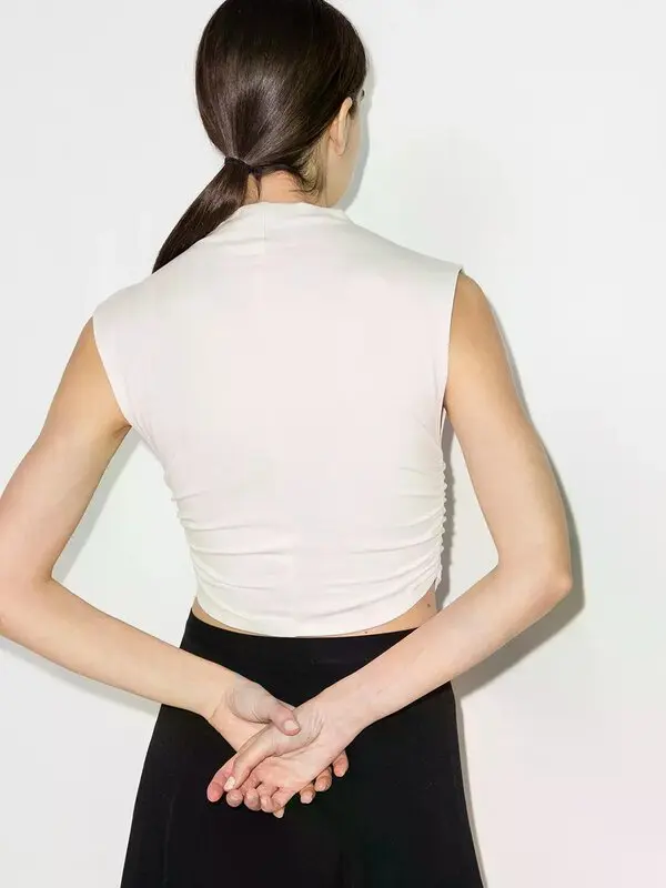 REFORMATION Lindy Organic Cotton Crop Top