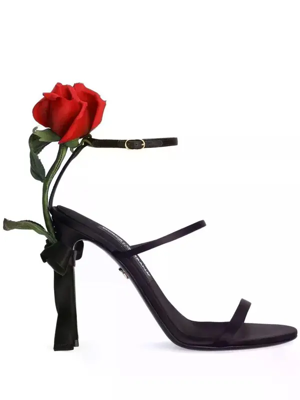 Dolce & Gabbana Rose-appliqué Sandals