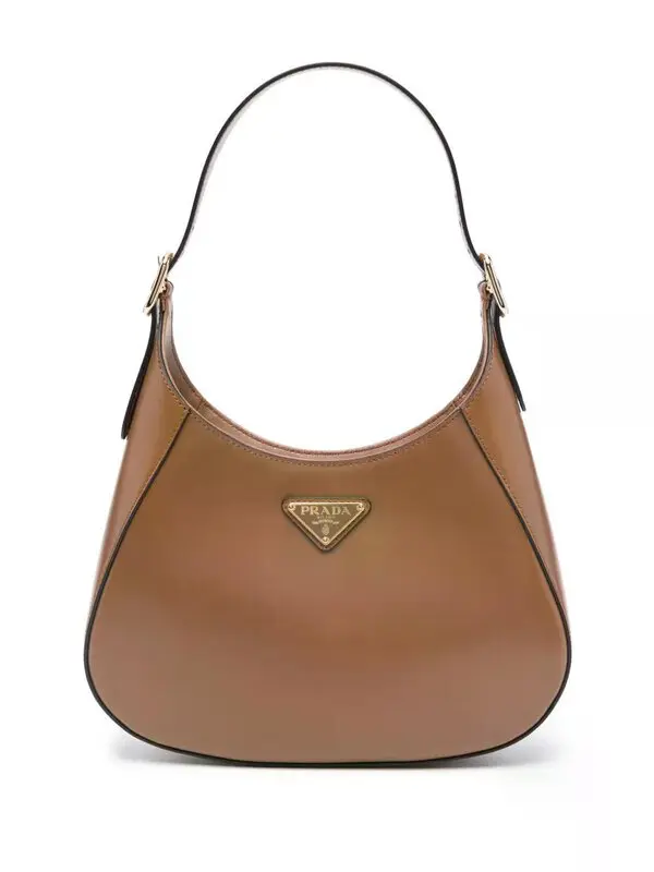 Prada Leather Shoulder Bag - Brown