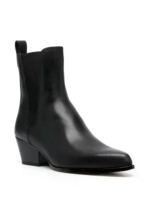 Michael Kors Pointed-toe Leather Ankle Boots