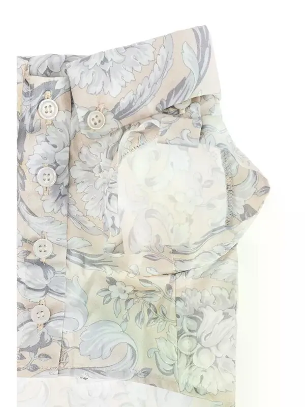 Versace Barocco Print Button-down Shirt
