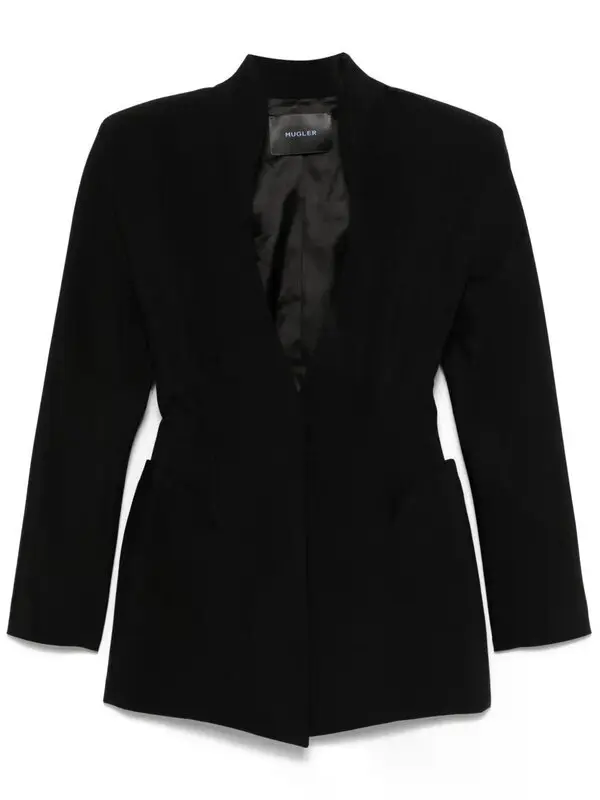 MUGLER Fitted-waist Blazer