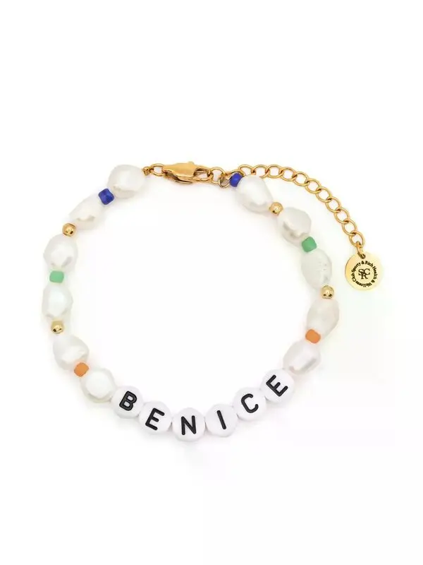 Sporty & Rich Be Nice Faux-pearl Bracelet - Neutrals