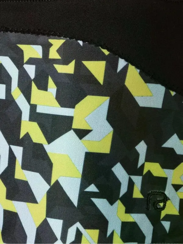 AMIR SLAMA Geometric-print Swim Trunks