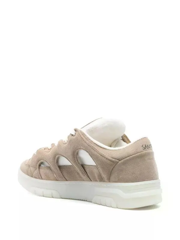 SANTHA Lace-up Sneakers - Neutrals