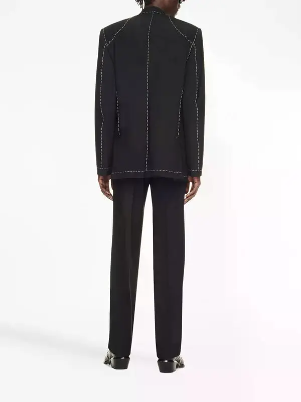 Off-White Runway Body Stitch Double-breasted Jacket