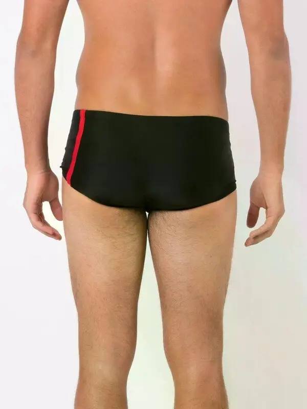 AMIR SLAMA Two-tone Striped Swimming Shorts