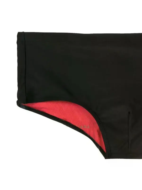 AMIR SLAMA Two-tone Striped Swimming Shorts