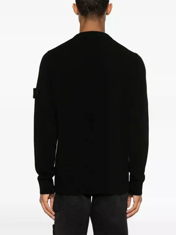 Stone Island Compass-badge Virgin Wool Sweater