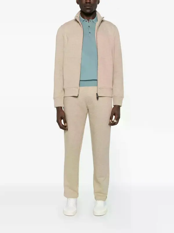 Canali Mélange-effect Track Pants