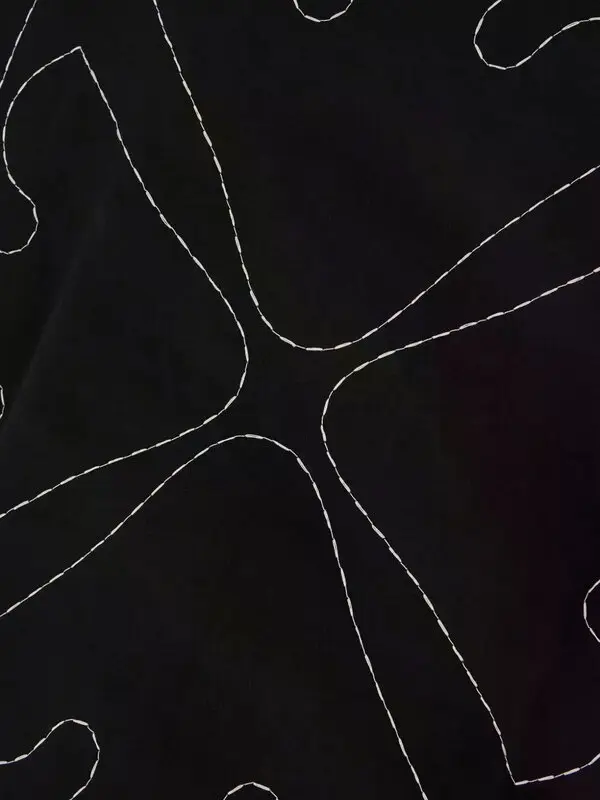Off-White Embroidered-logo Cotton T-shirt