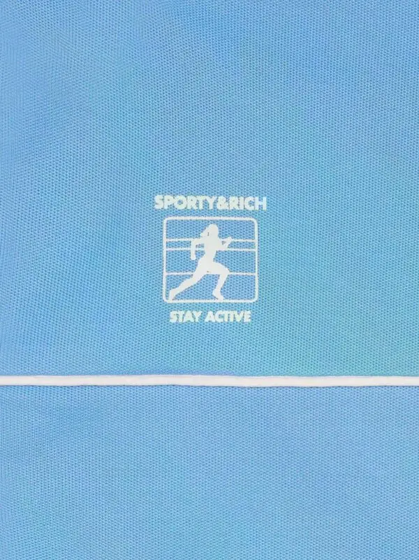 SPORTY & RICH Runner Logo-print Track Pants