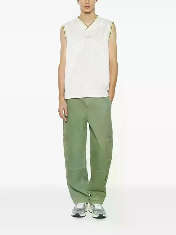 Maison Kitsuné Flash Fox-jacquard Tank Top