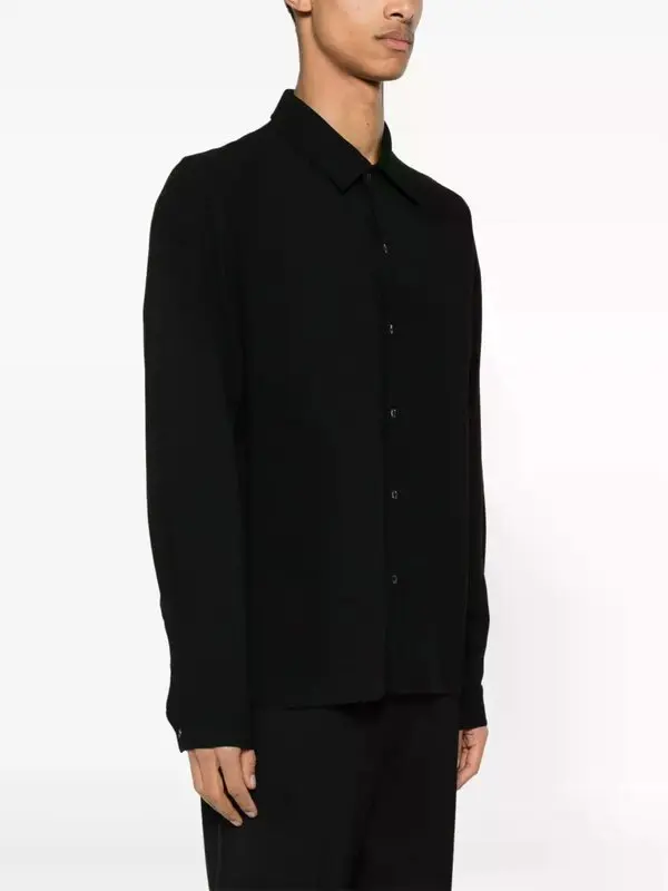 Séfr Crepe Long-sleeved Shirt