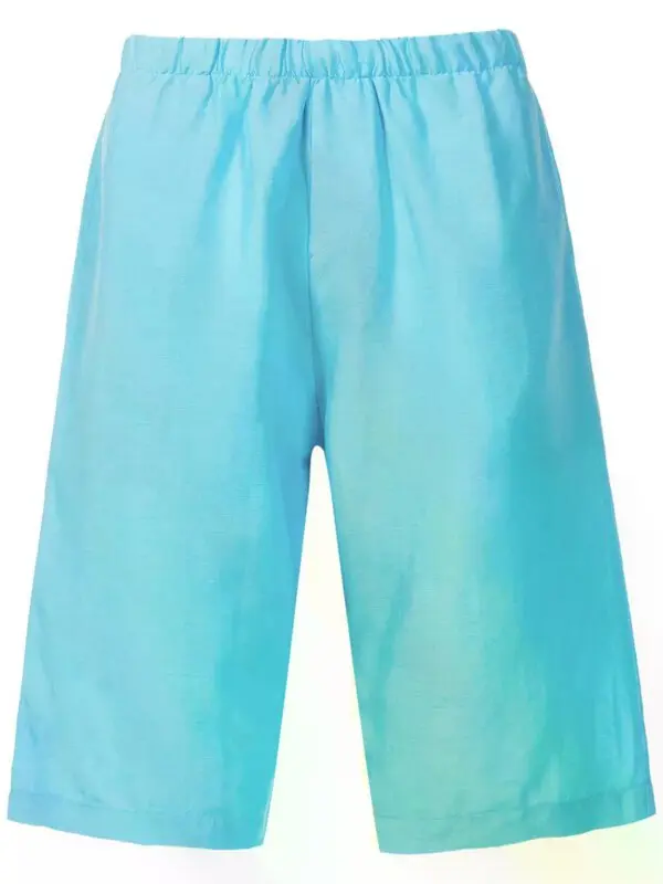 AMIR SLAMA Elasticated-waistband Linen Shorts